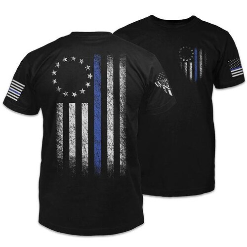 Thin Blue Line Reversed Flag Vinyl Decal American Flag Black - Etsy