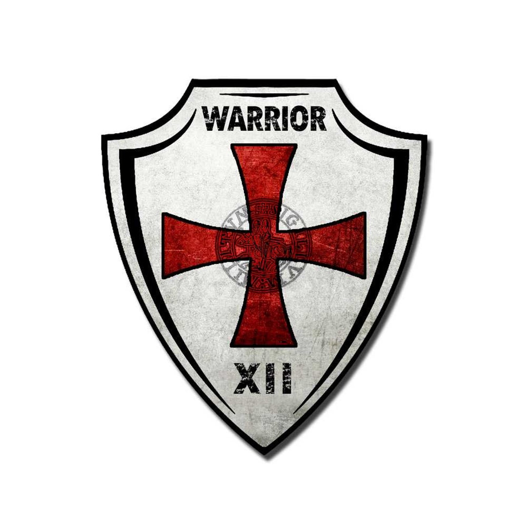 Knights Templar Insignia Crest Decal Vinyl Die Cut UV Coating - Etsy