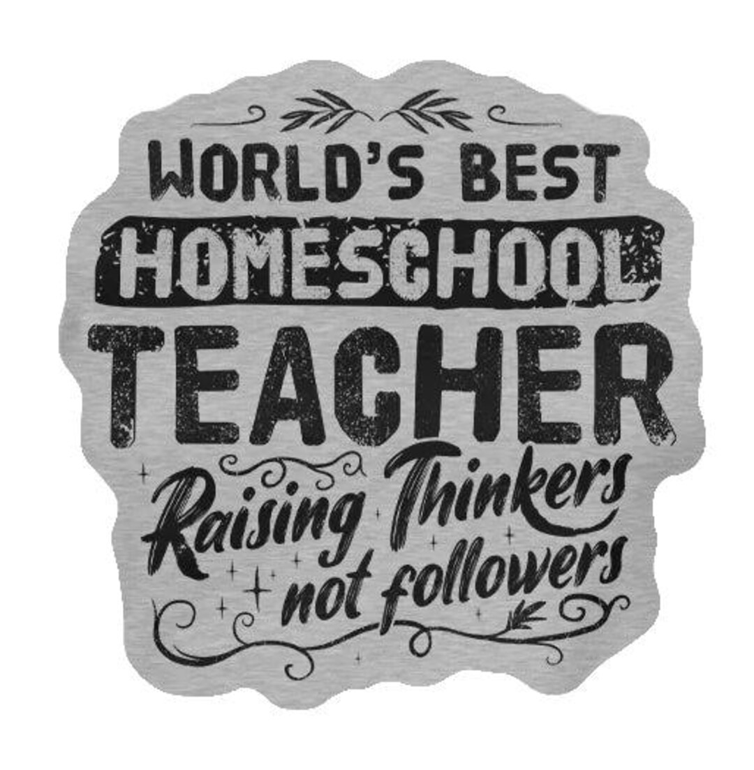 Homeschool Teacher Decal large Premium Vinyl Die Cut UV Coating ...
