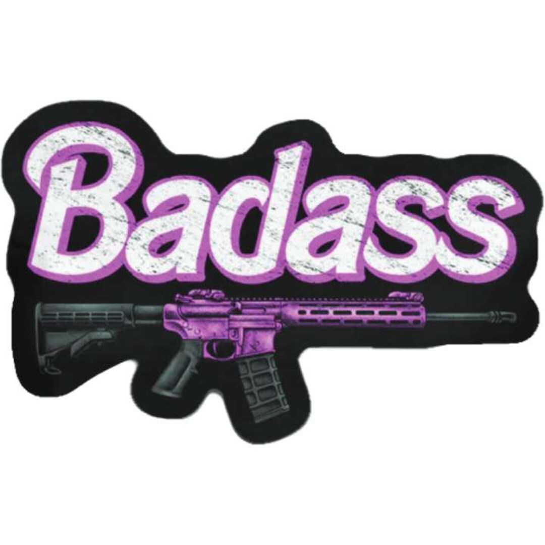 Badass Woman Decal Premium Vinyl Die Cut UV Coating Military Decals for ...
