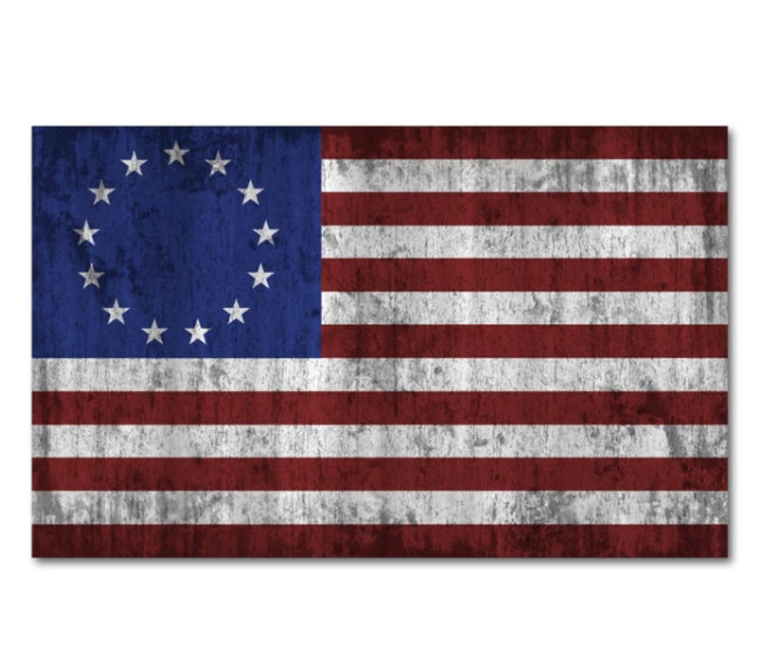Betsy Ross Flag Decal American USA Flag Sticker - Etsy