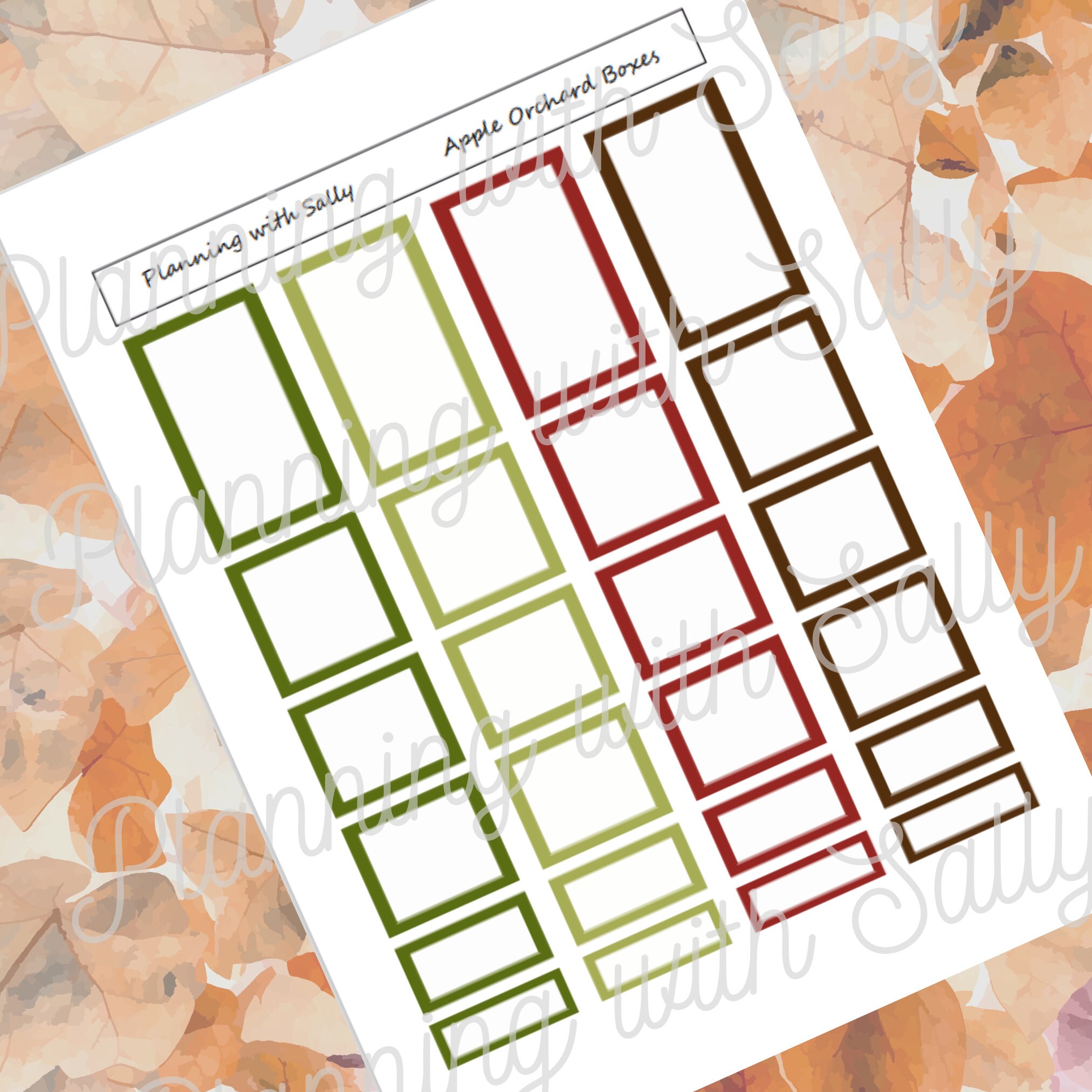 Apple Orchard Box Stickers! PRINTABLE Instant Download! Multiple Sizes ...