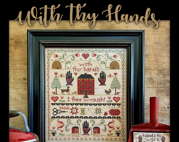 NEW Teresa Kogut With Thy Hands Cross Stitch Pattern 3 Designs Teresa Kogut Creative Whims New ...