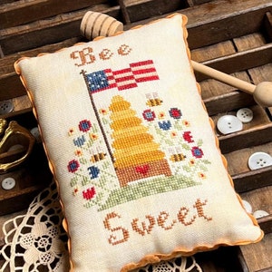 Annie Beez BEE SWEET Cross Stitch Pattern ~ Annie Beez Cross Stitch ...
