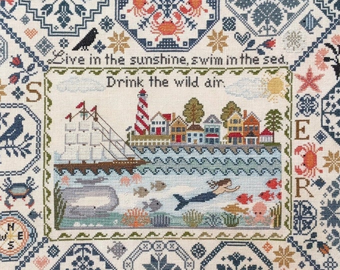 Lila's Studio SUMMER Quaker Cross Stitch Pattern ~ Lila's Studio Cross ...