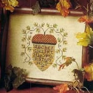 Cross Eyed Cricket ACORN AUTUMN Cross Stitch Pattern ~ Autumn Cross ...