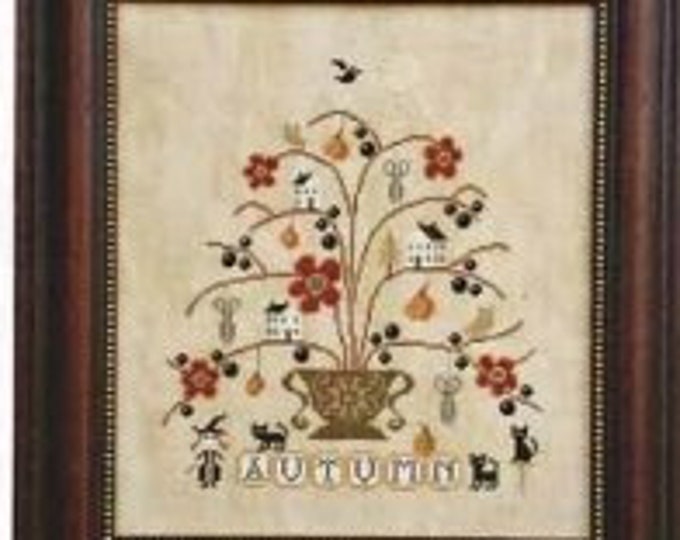 Barbara Ana Designs AUTUMN Cross Stitch Pattern - Autumn Cross Stitch ...