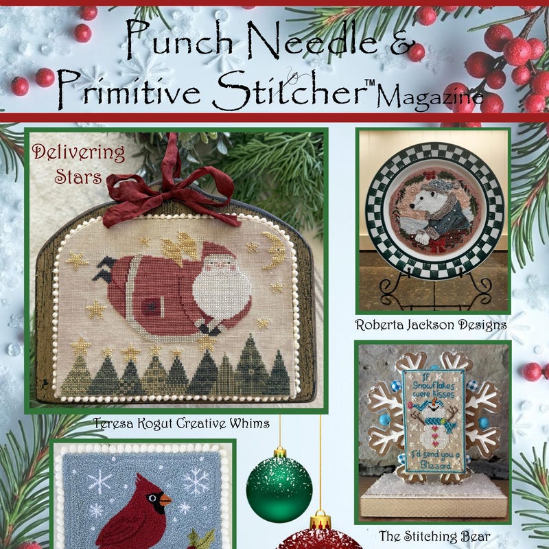 Punch Stitch Christmas Kit - Etsy