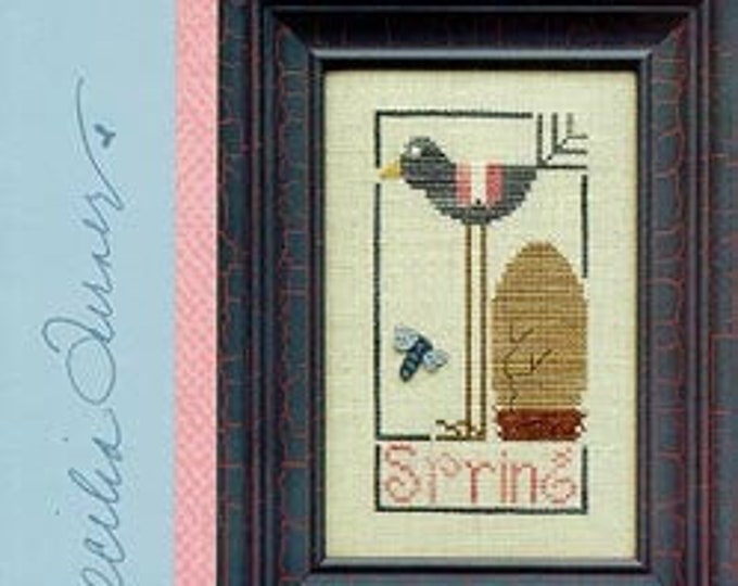 Heart in Hand WEE ONE SPRING Bird Cross Stitch Pattern Stitching Cross ...