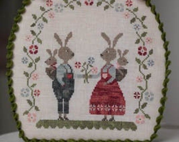 Tralala Lapins Malins Cross Stitch Pattern Easter Cross - Etsy