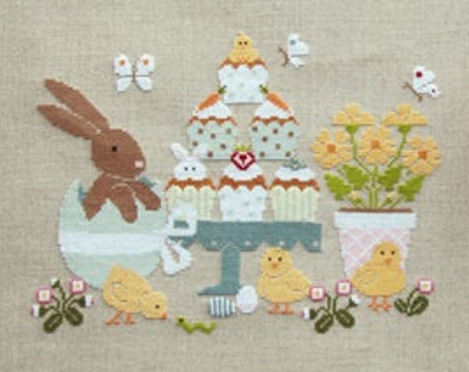 Madame Chantilly SPRING CORNER Cross Stitch Pattern - NEW! - Etsy