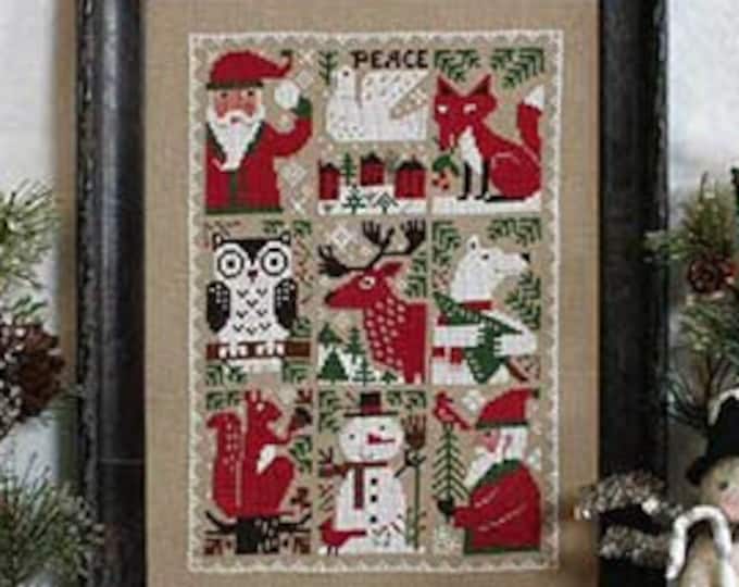 The Prairie Schooler EVERGREEN Cross Stitch Pattern Winter Cross Stitch ...