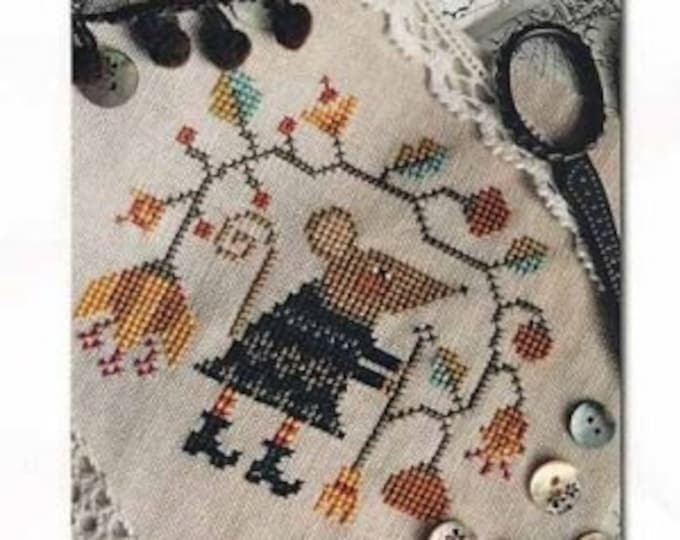 Barbara Ana Designs SWEEPING THE GARDEN Cross Stitch Pattern - Autumn ...