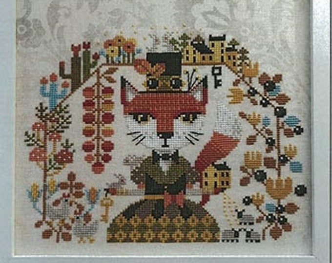 Barbara Ana Designs STEAMPUNK FOX Cross Stitch Patten! New Cross Stitch ...