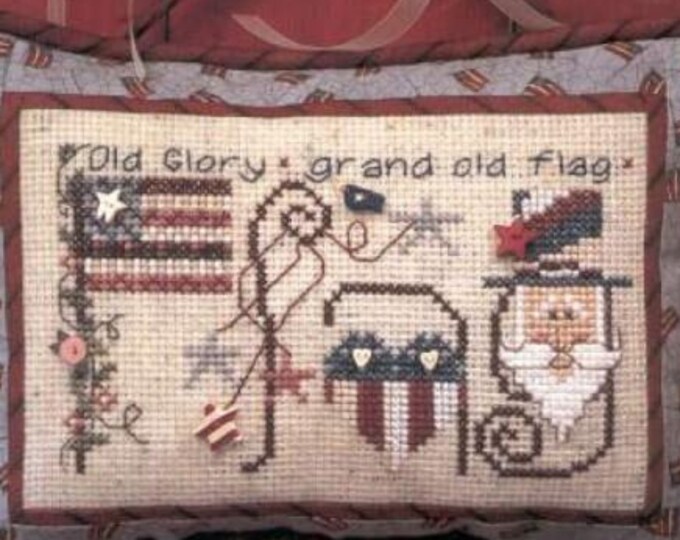 Shepherd's Bush FLAG Cross Stitch Pattern -patriotic Cross Stitch - Etsy