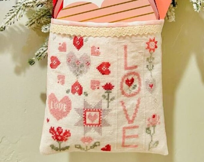 Emily Call Stitching Letters of Love Cross Stitch Pattern - Valentine ...