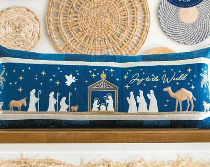 Kimberbell NATIVITY BENCH Pillow ~ Machine Embroidery CD ~ Kimberbell ...