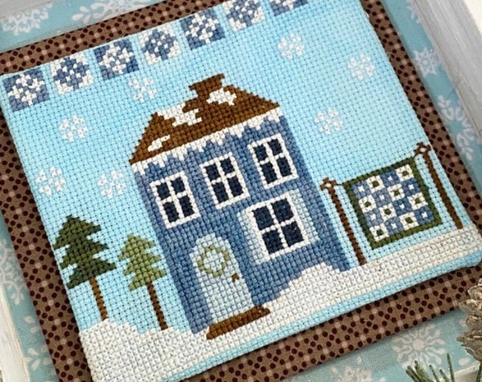 Primrose Cottage Stitches WINTER HOUSE Cross Stitch Pattern - New Cross ...