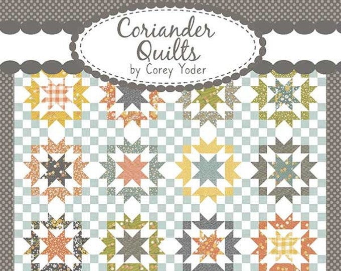 Moda Fabrics Cozy up EVERLASTING QUILT Pattern Corey Yoder Coriander ...