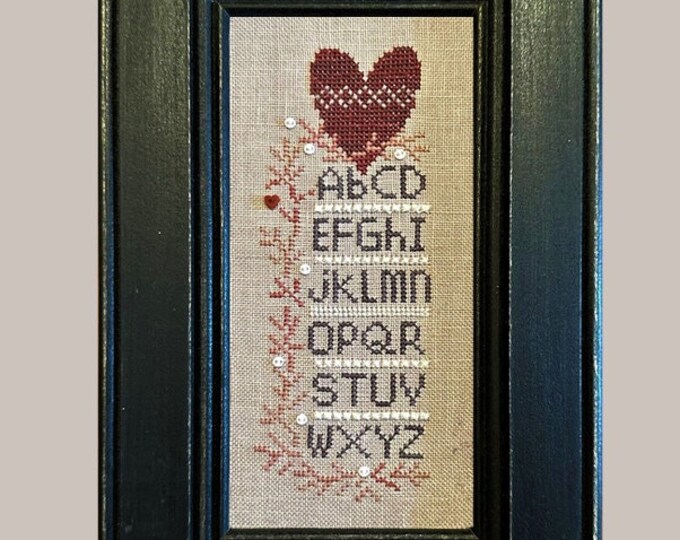 Bent Creek HEART BERRY SAMPLER Cross Stitch Pattern ~ Bent Creek Cross ...