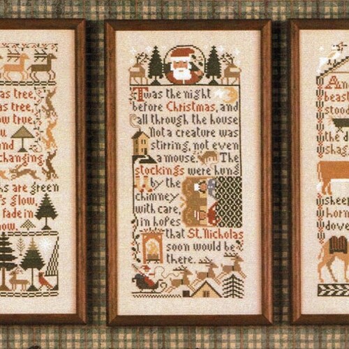 The Prairie Schooler CHRISTMAS SAMPLERS Cross Stitch Pattern - Etsy