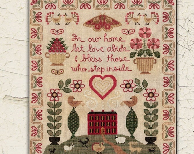 Teresa Kogut in Our Home Cross Stitch Pattern ~ Teresa Kogut Cross Stitch Charts - Etsy