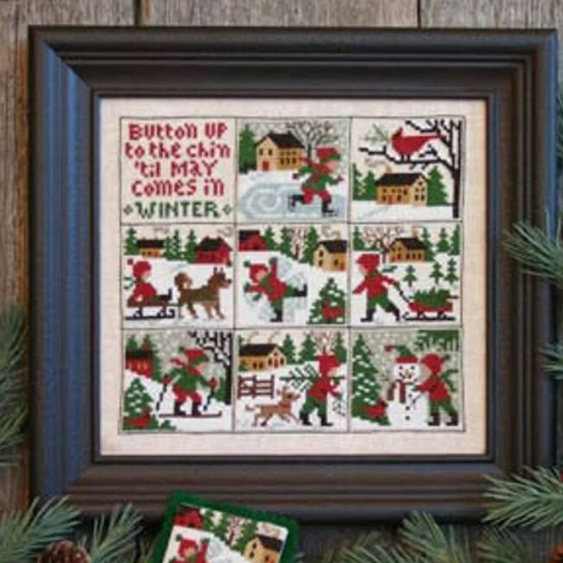 Cross Stitch Button - Etsy