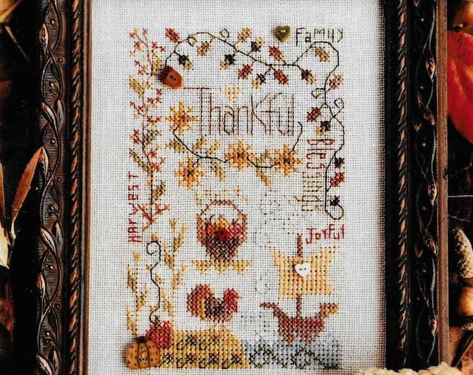 Shepherd's Bush THANKFUL NOTES Cross Stitch Pattern - Etsy