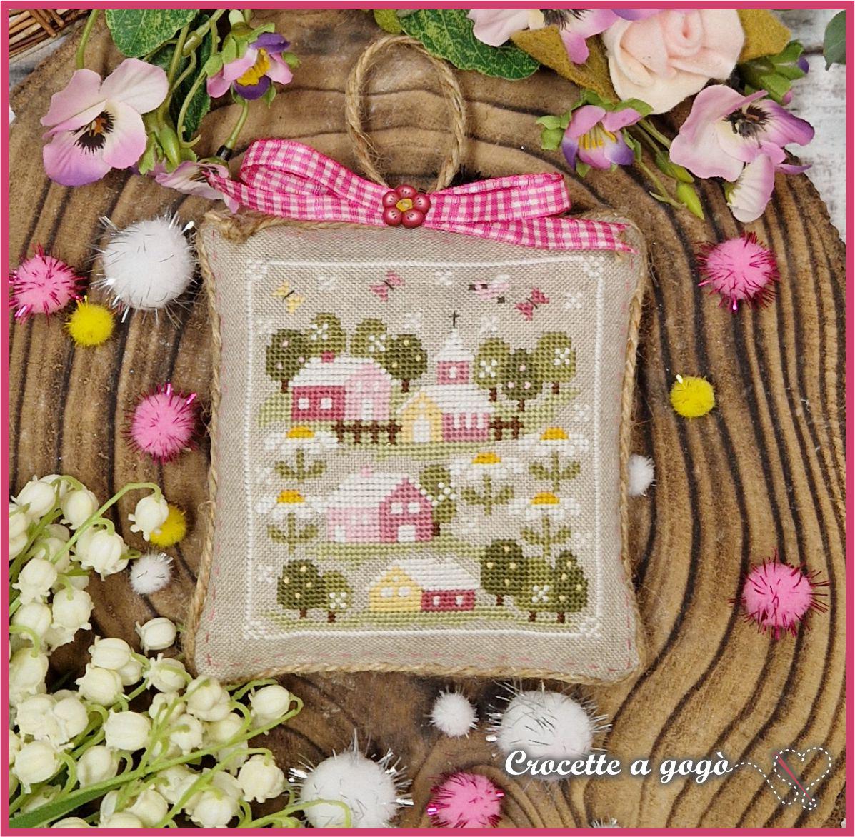 Crocette a Gogò Spring Tiny Village Cross Stitch Pattern ~ Spring Cross ...