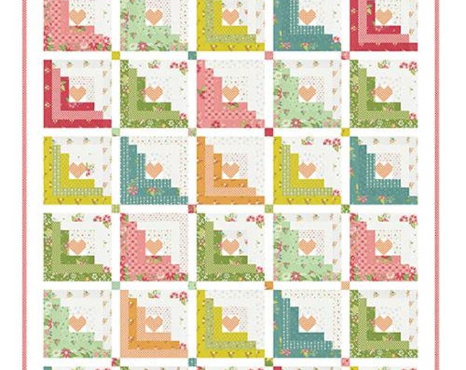 Strawberry Lemonade Hearts at Home II Quilt Pattern by Sherri & Chelsi ...