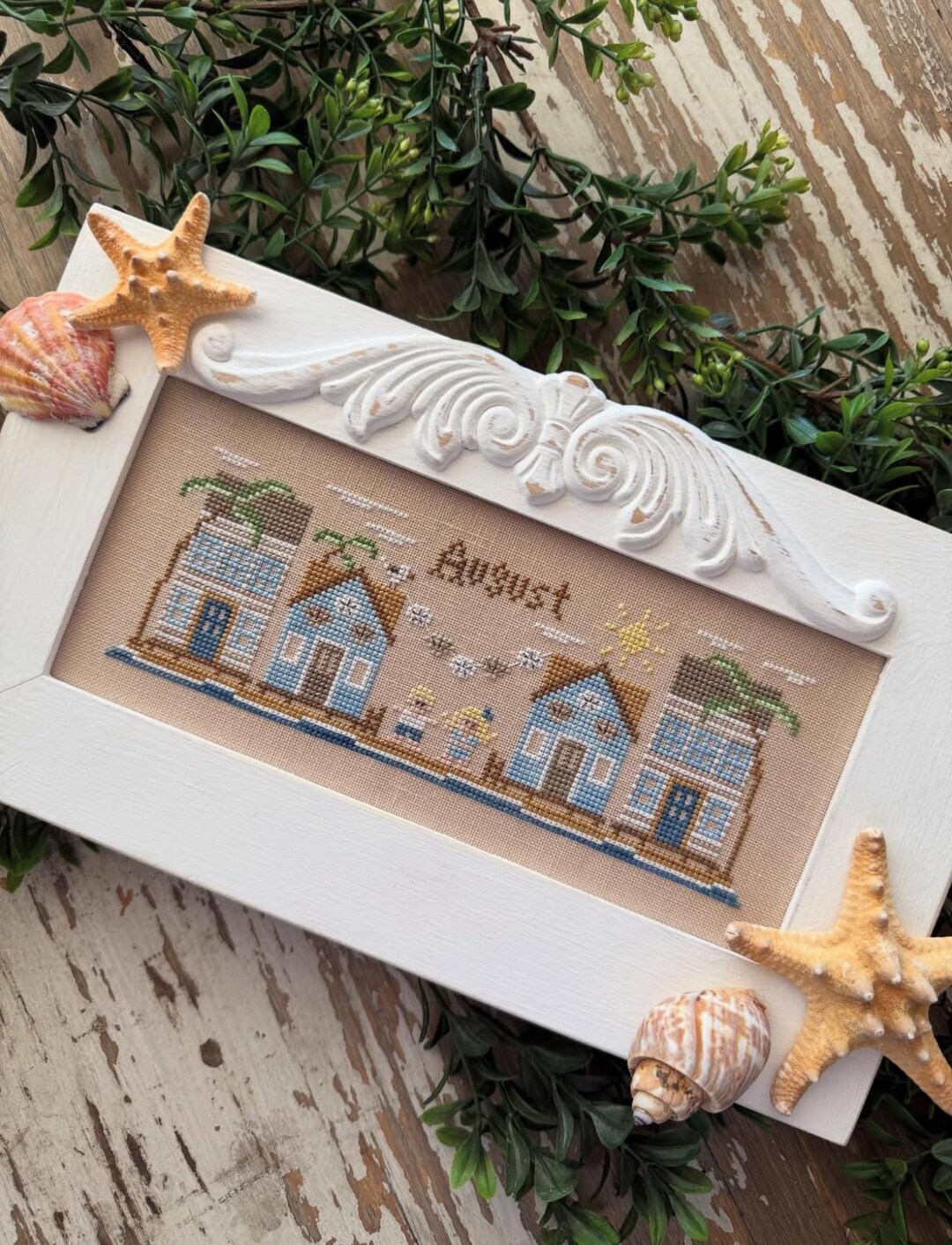 Country Cottage Needleworks Monthly Mini Village August Cross Stitch ...