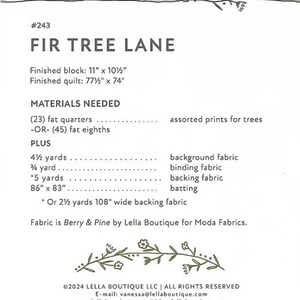 NEW! Berry & Pine by Lella Boutique Berry and Pines Fir Tree Lane Quilt ...