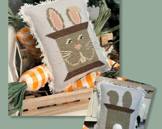Crafty Bluebonnet Designs Bunny Spool Cross Stitch Pattern ~ Anabella's ...