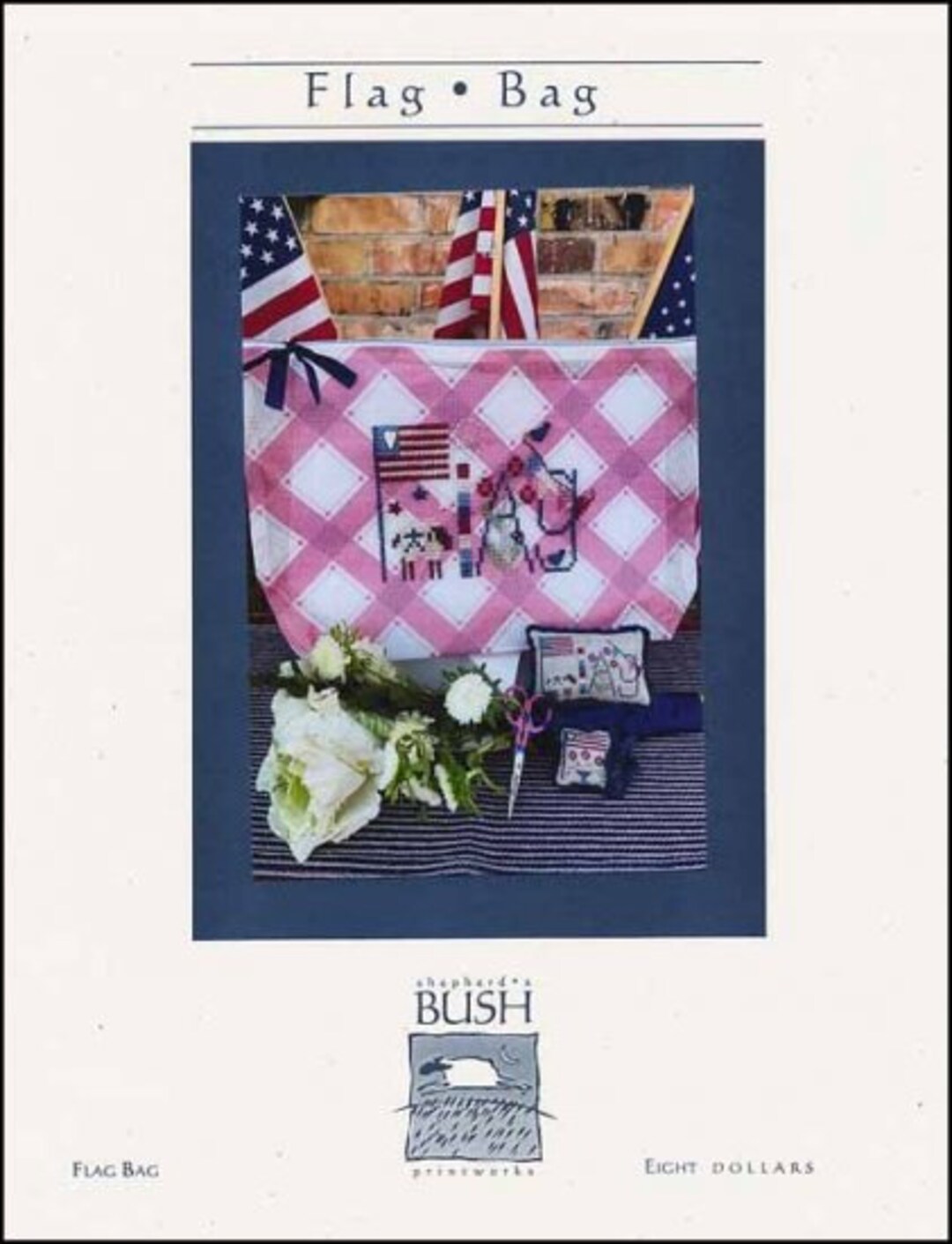 Shepherd's Bush FLAG BAG Cross Stitch Pattern ~ Shepherd's Bush Cross ...