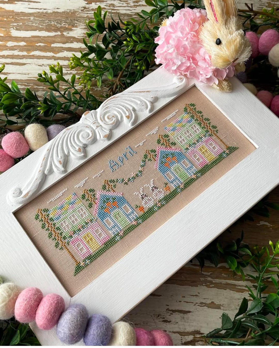 Country Cottage Needleworks Monthly Mini Village April Cross Stitch ...