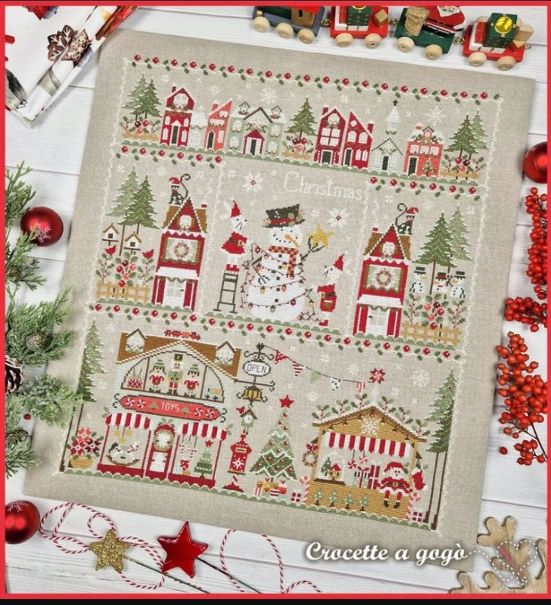 Crocette a Gogò CHRISTMAS IN the CITY - Natale in Citta Cross Stitch ...