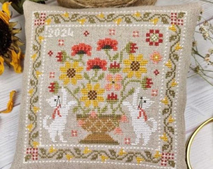 Crocette a Gogò SUMMER BASKET Cross Stitch Pattern - New Cross Stitch ...