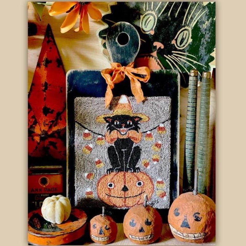 Punch Needle Cat - Etsy