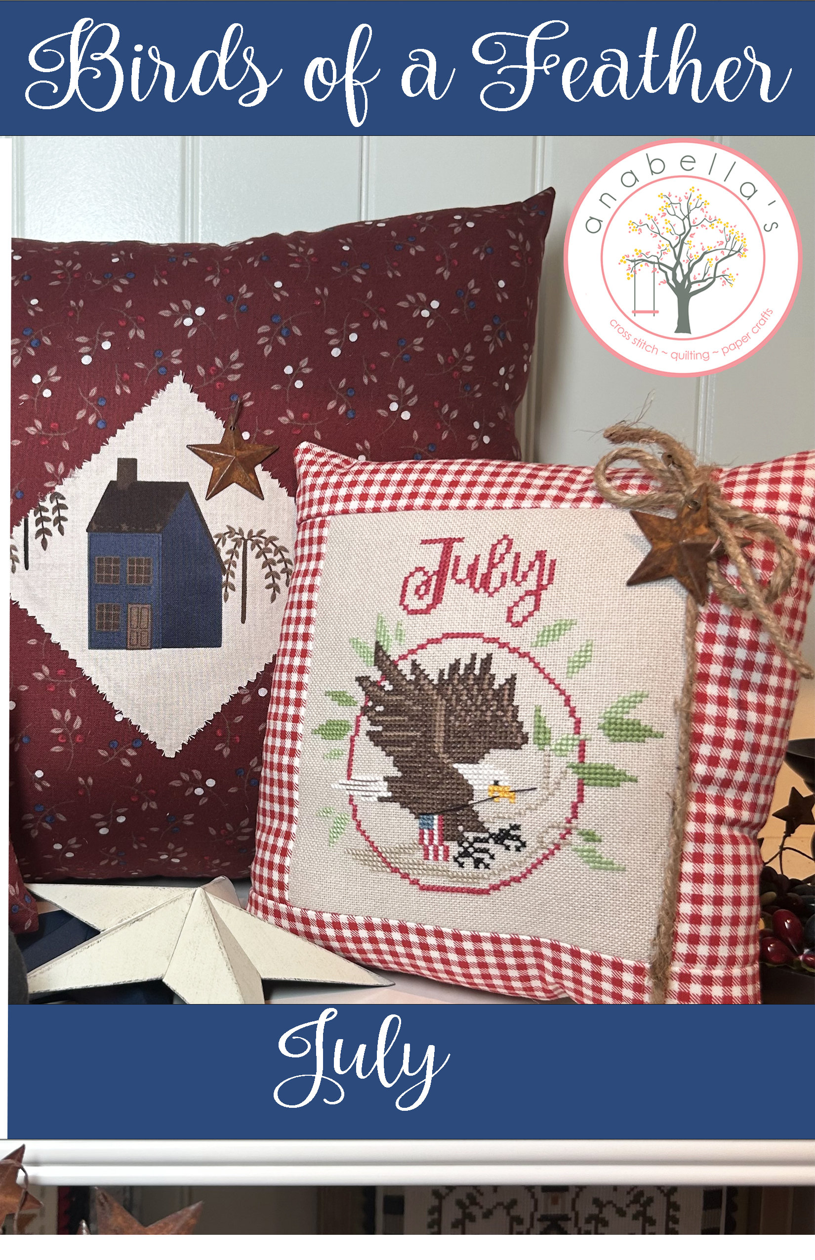 Anabella's Needleart Birds of a Feather July~ July Bird Cross Stitch ...