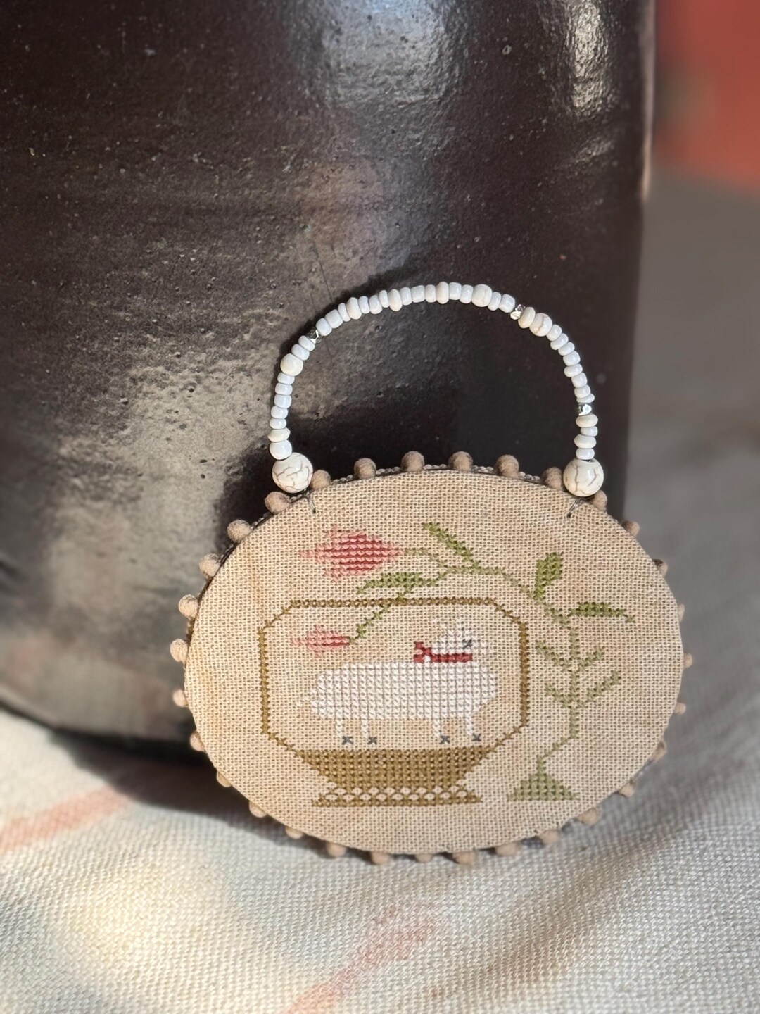 NEW! Notforgotten Farm Cross Stitch ~tulips for Ewe Cross Stitch ...