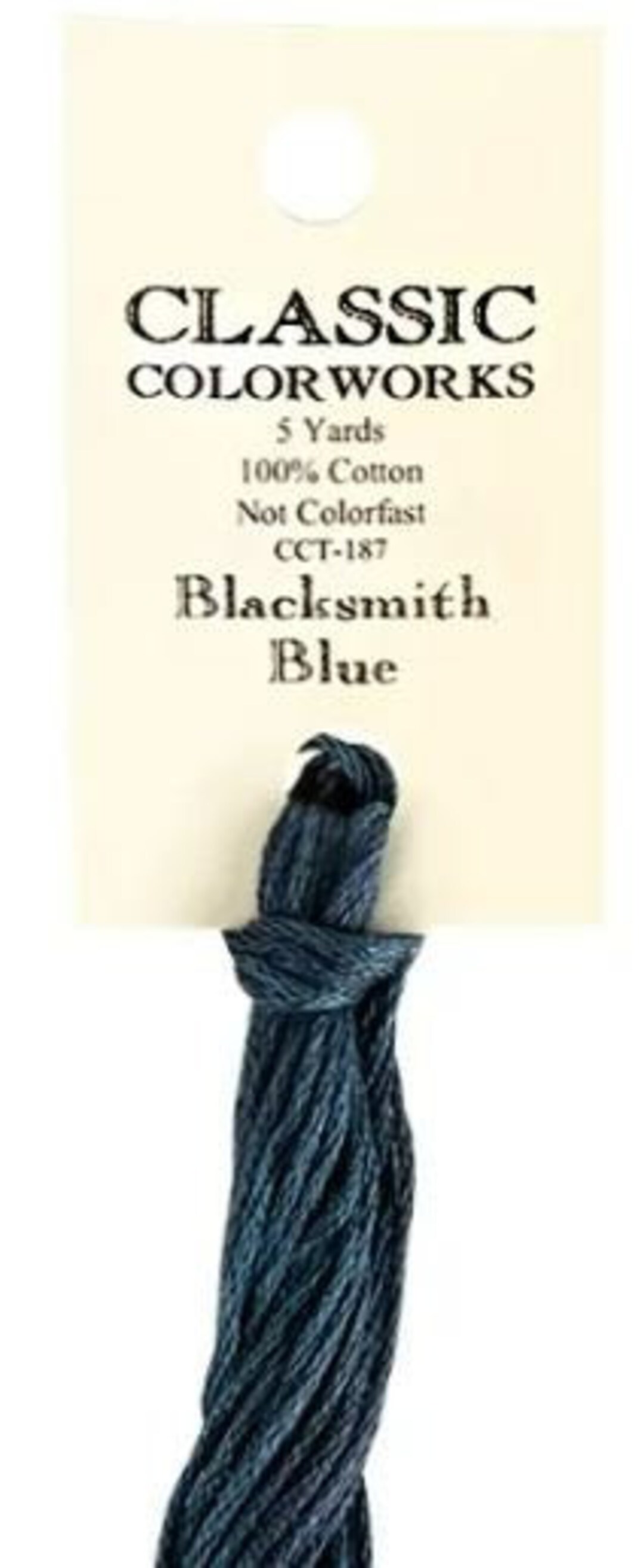 Classic Colorworks Embroidery Floss BLACKSMITH BLUE ~ 5 Yard Skeins ...