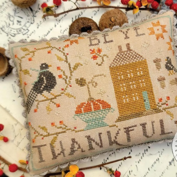 Threadwork Primitive Cross Stitch - Etsy