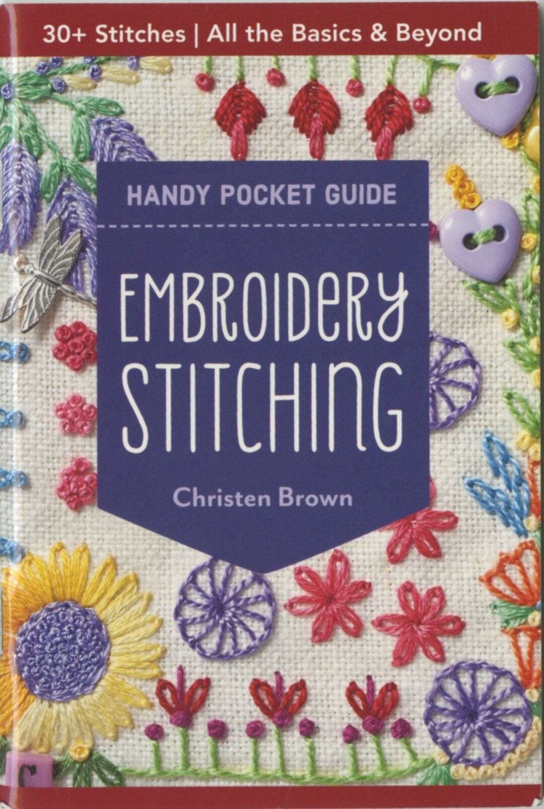 Embroidery Stitching Handy Pocket Guide ~ Hand Embroidery Book ~ Hand ...