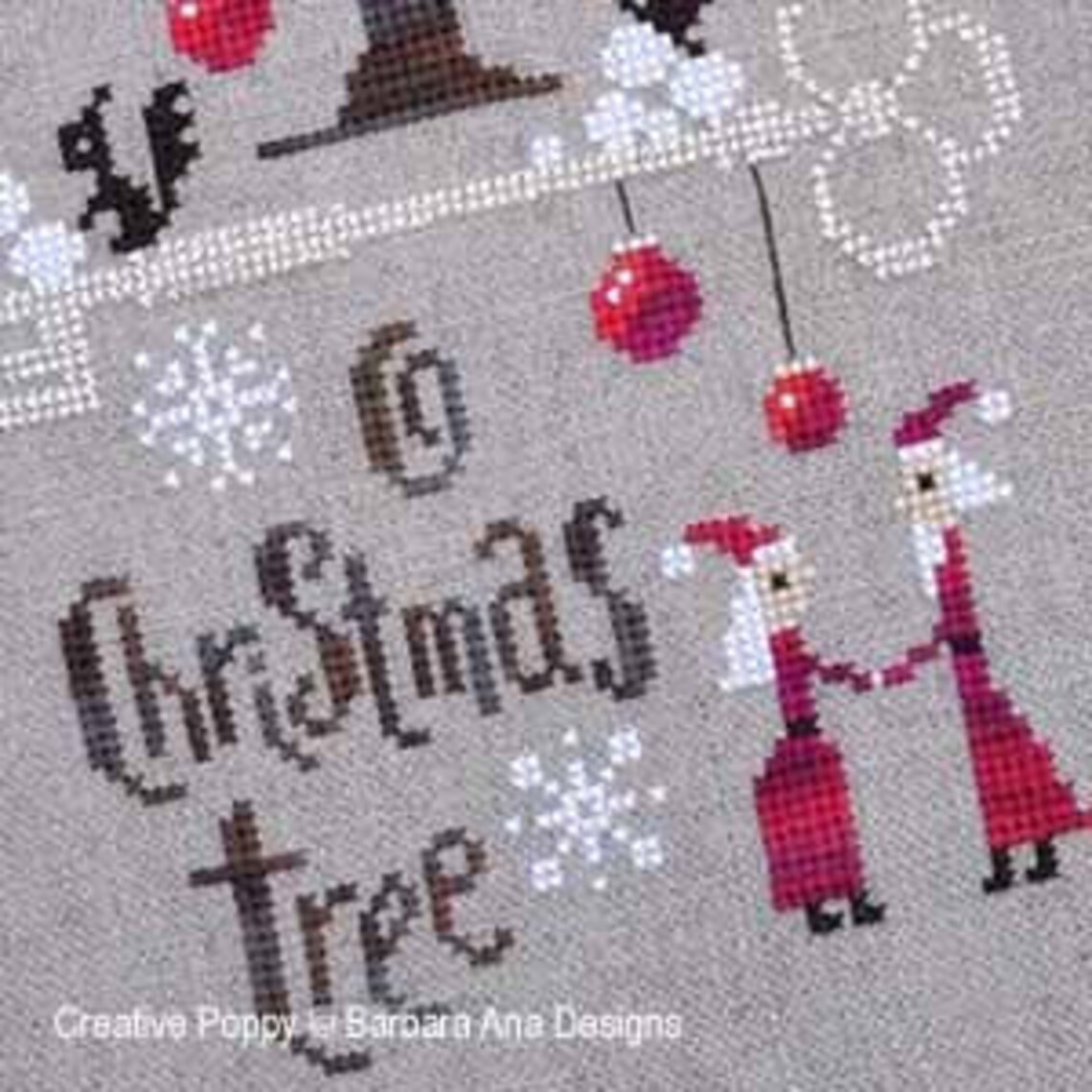 Barbara Ana Designs O CHRISTMAS TREE Cross Stitch Pattern - Etsy