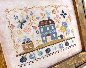 Blueberry Ridge Designs House on Pear Hill Cross Stitch Pattern New ...