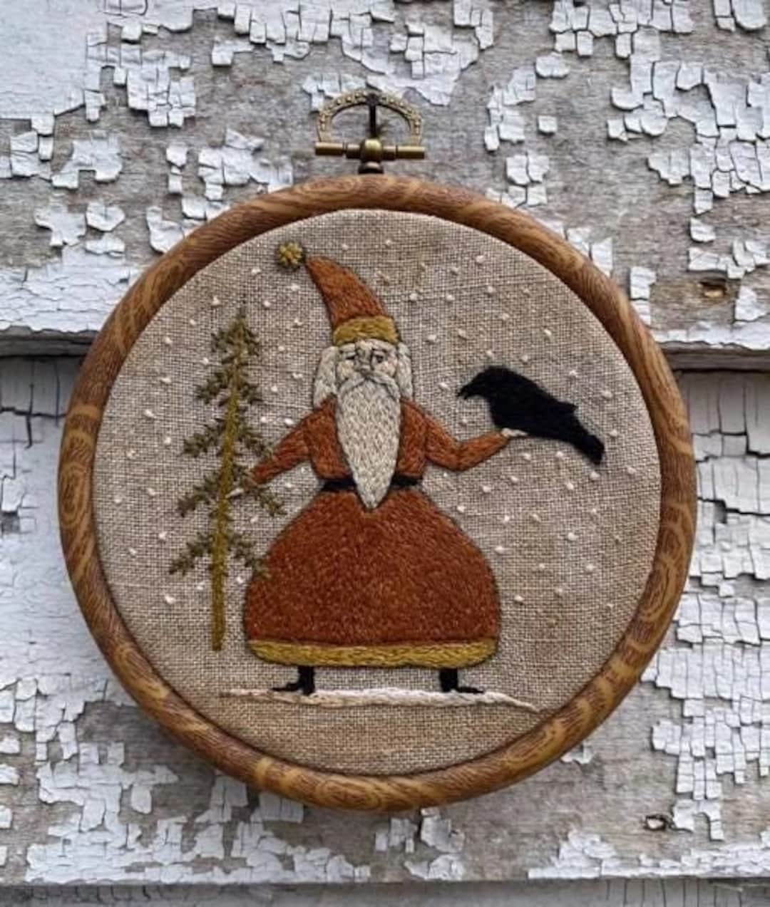NEW! Notforgotten Farm Cross Stitch ~ Crow Ho Ho Punch Needle Pattern ...