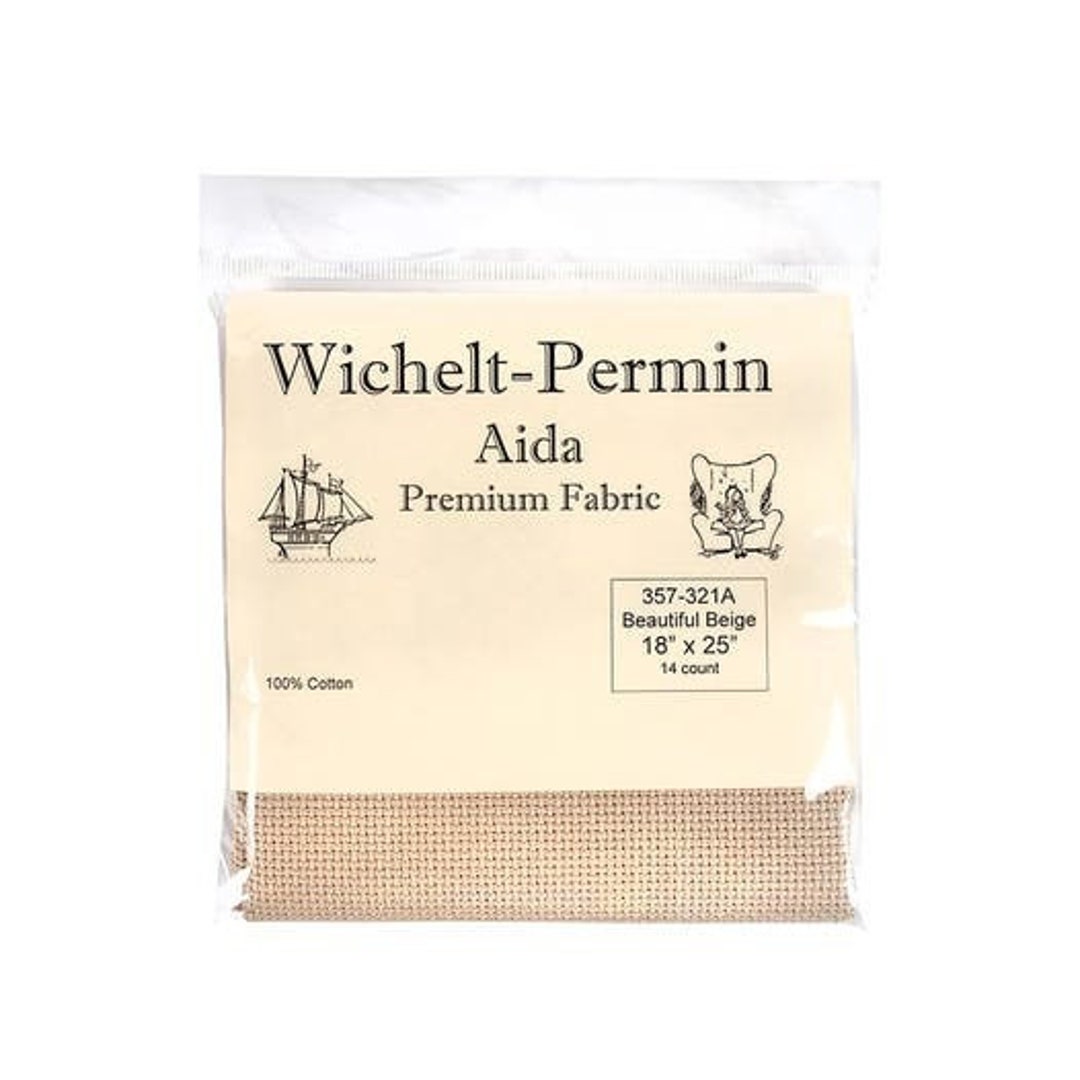 Wichelt 14 Count Aida - BEAUTIFUL BEIGE - 18" X 25" - #357-321A - Etsy