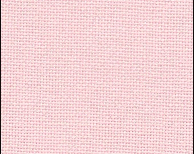 32 Count Blush Lugana Cross Stitch Fabric by Zweigart ~ Approx 18" X 27 ...