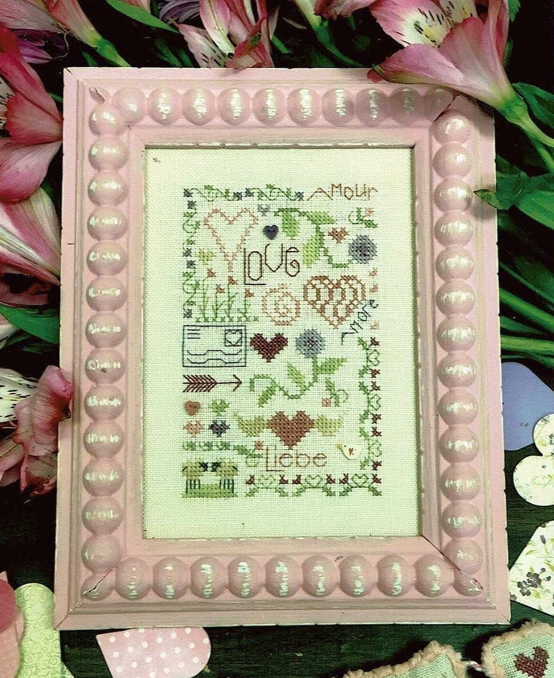 Shepherd's Bush LOVE NOTES Cross Stitch Pattern - Etsy