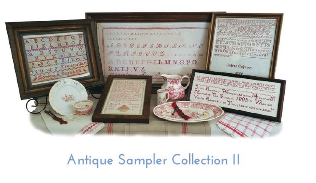 JBW Designs Antique Sampler II Cross Stitch Pattern Judy Whitman Cross ...